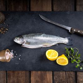 Frische Forelle ausgenommen für Grill | Fiedlers Fischmarkt
